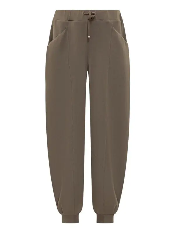 BOSS Taupe Jogger Trousers - Green