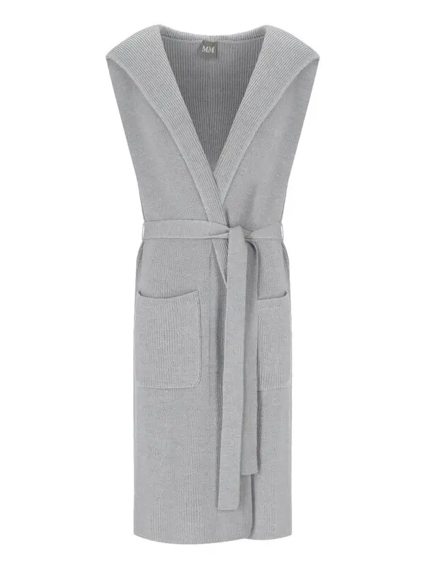 Max Mara Badesse Long Cardigan - Grey
