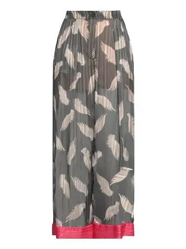 SEMICOUTURE Wide-leg Pleated Pants - Green