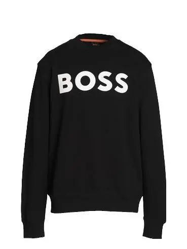 Hugo Boss Cotton Fleece Sweatshirt - Black