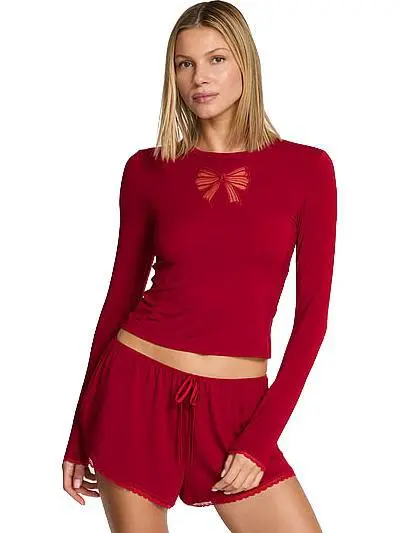Victoria's Secret Modal Soft Bow Set - Red