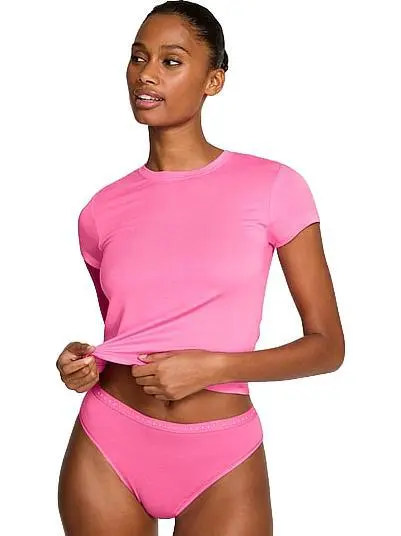 Victoria's Secret Sosoftâ¢ Modal Fitted Tee - Pink