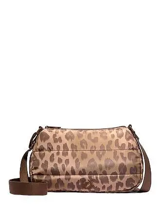 Pink Quilted Puffer Mini Hobo Bag - Print