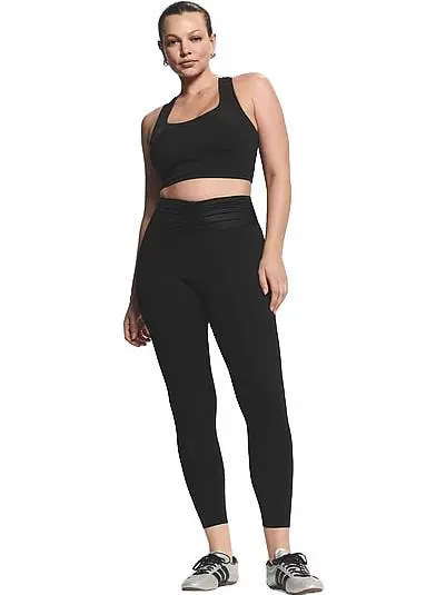 Victoria's Secret Vsx Elevate™ Tuxedo Shine Legging - Black