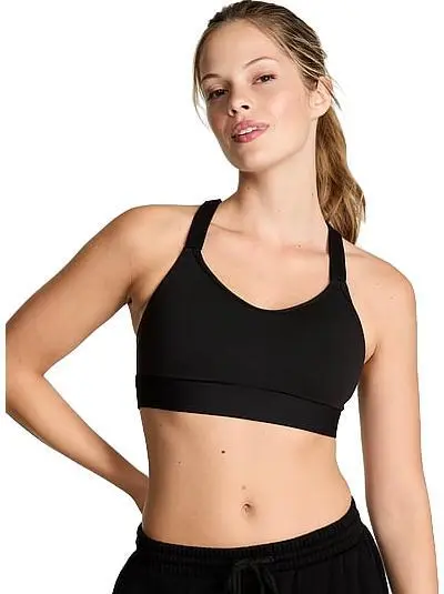 Pink Relay™ Strappy Medium-support Sports Bra - Black