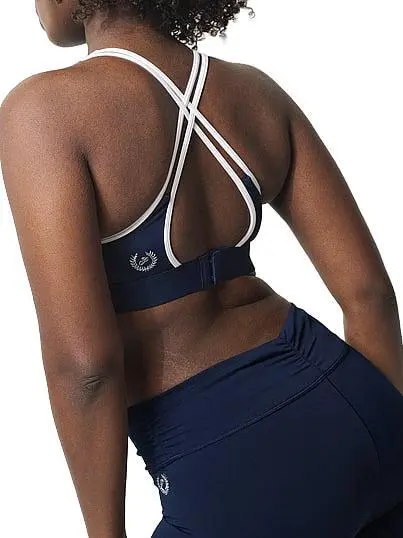 Pink Relay™ Strappy Medium-support Sports Bra - Blue