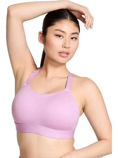 Pink Relay Criss-cross High-support Sports Bra - Purple