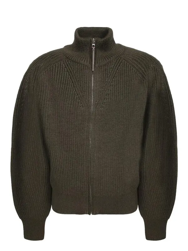 Jacquemus Zip-up Cardigan - Green