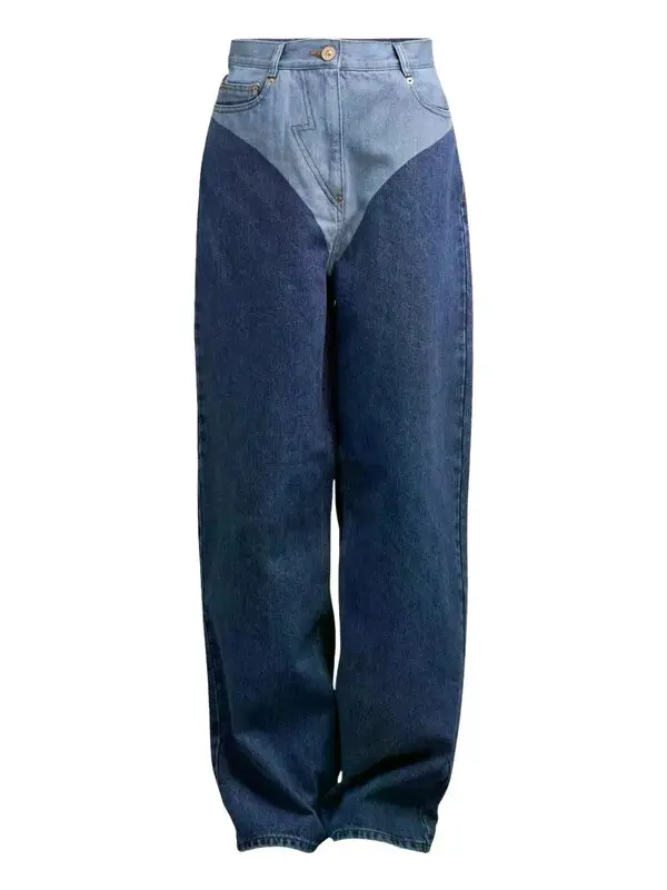 PUSHBUTTON Belt-loops Jeans - Blue