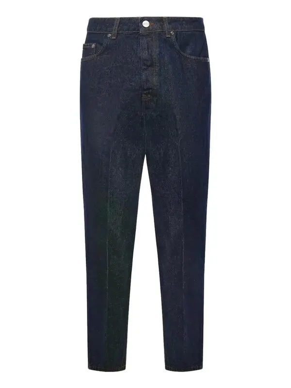 BE ABLE Leonardo Shorter Pleated Jeans - Blue