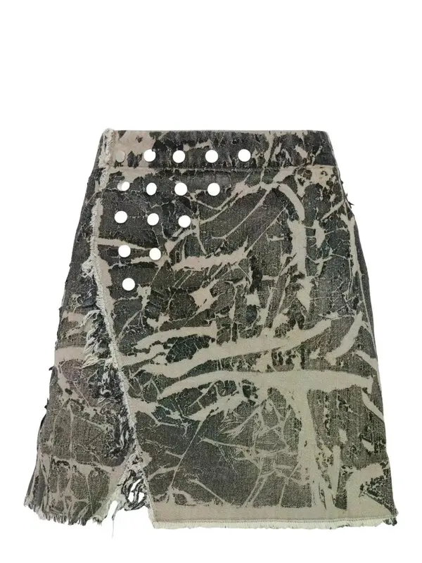 Rick Owens Sisysnap Mini Skirt - Grey