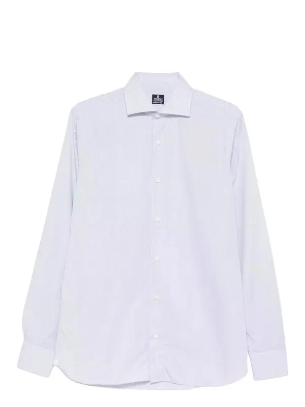 TRUZZI Buttoned Striped Shirt - Blue