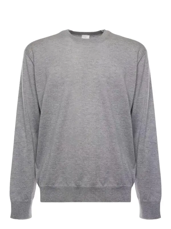 Eleventy Crew-neck Sweater - Grey