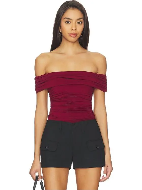 UNDRESS CODE Buttercup Bodysuit - Burgundy