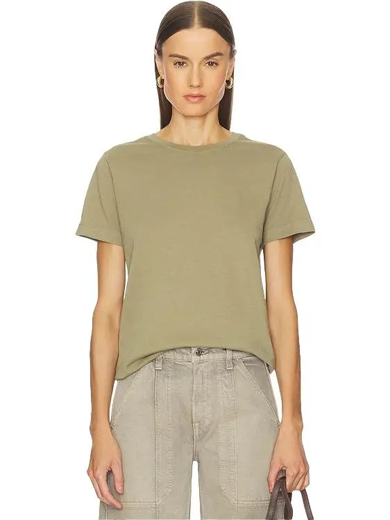 GRLFRND Small Tee - Light Olive