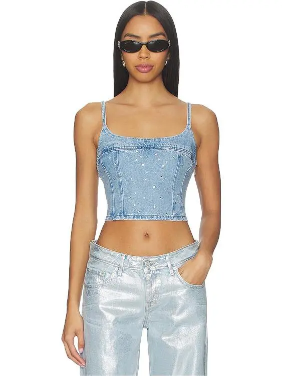LEVI'S Jadine Denim Cami Tank - Dazzle Me Tank