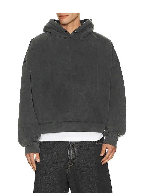 SUNFLOWER Hooded Sweatshirt - Anthracite Washed
