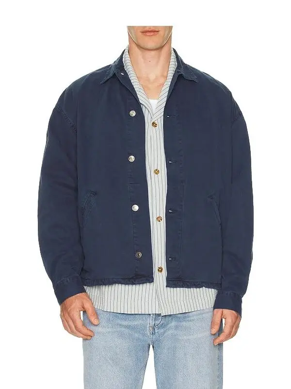 ASHER Caleb Canvas Jacket - Cadet