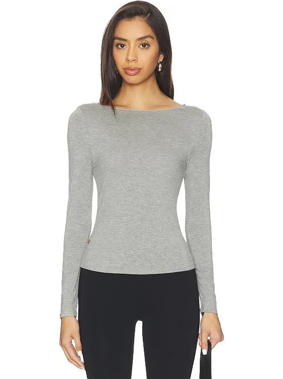 Miaou Amelia Top - Heather Grey