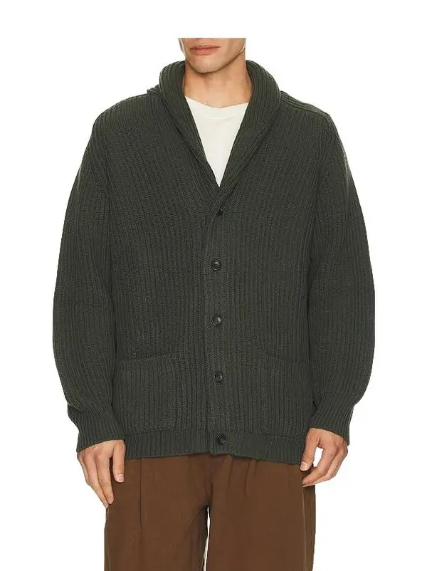 Filson Bristol Cardigan - Forest Green Heather