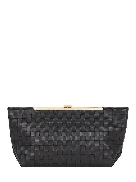NAKEDVICE The Rosetta Clutch - Black & Gold