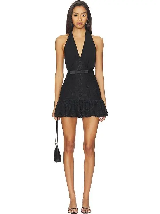 LOVERS AND FRIENDS Joanna Mini Dress - Black
