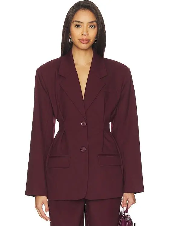 GESTUZ Paula Waist Blazer - Aronia