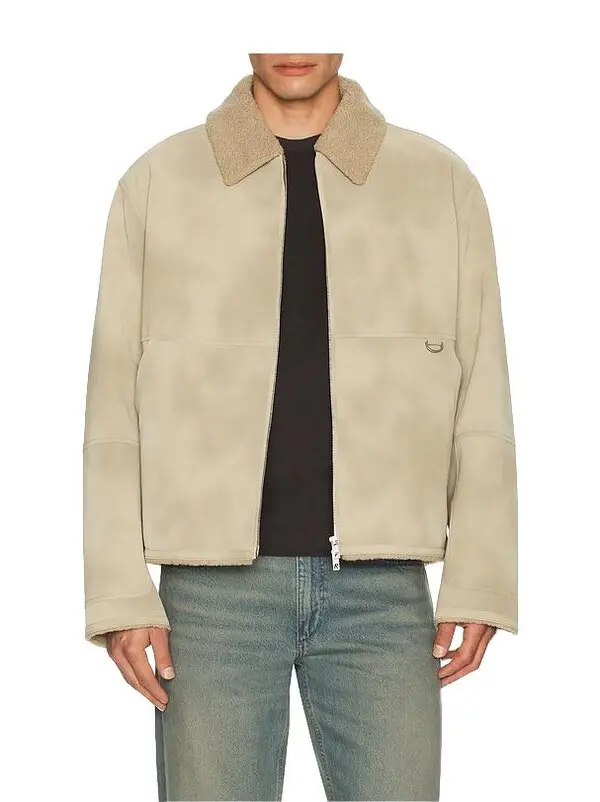 REPRESENT Shearling Jacket - Cafe