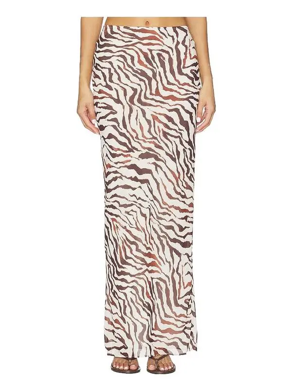 LOVERS AND FRIENDS Marisol Maxi Skirt - Zebra