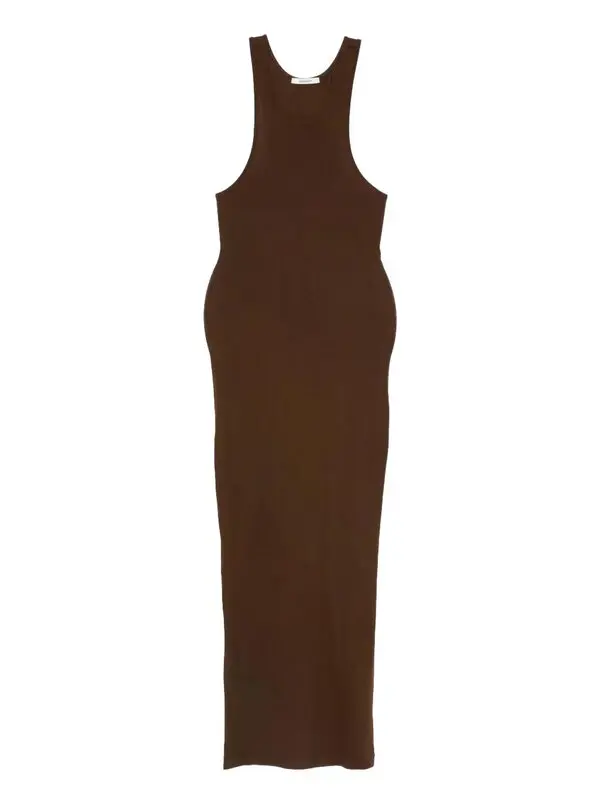 ENTIRE STUDIOS Muscle Tank Midi Dress - Brown