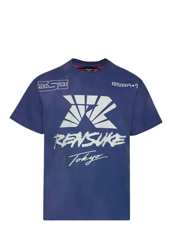 RENSUKE TOKYO Graphic T-shirt - Blue