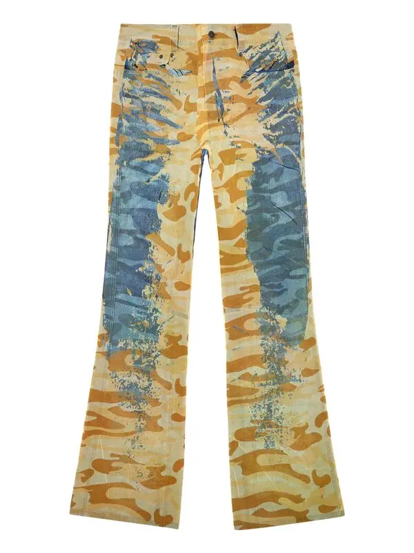 DIESEL® P-fro-dev Straight-leg Trousers - Yellow