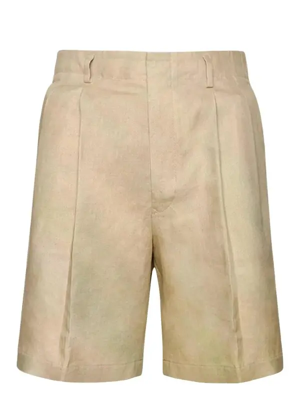 Loro Piana Linen Bermuda Shorts - Neutrals