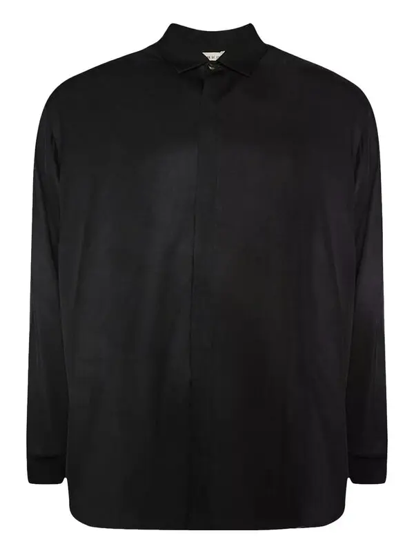 Fear Of God Layered Drop-shoulder Shirt - Black