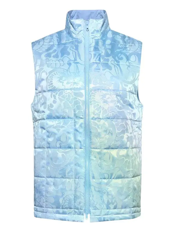 CASELLA MEYER Heaven-jacquard Gilet - Blue