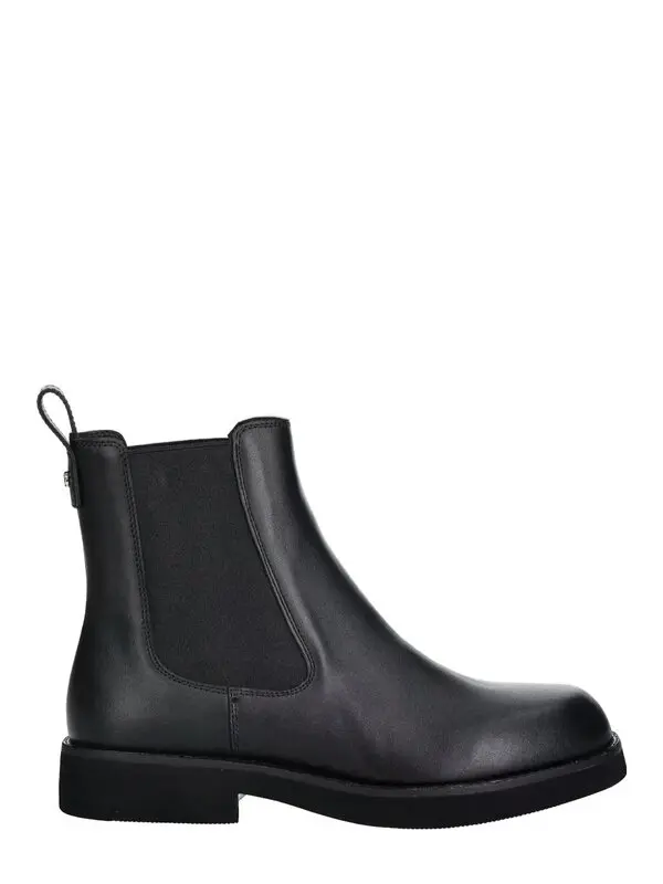 BOSS Leather Chelsea Boots - Black