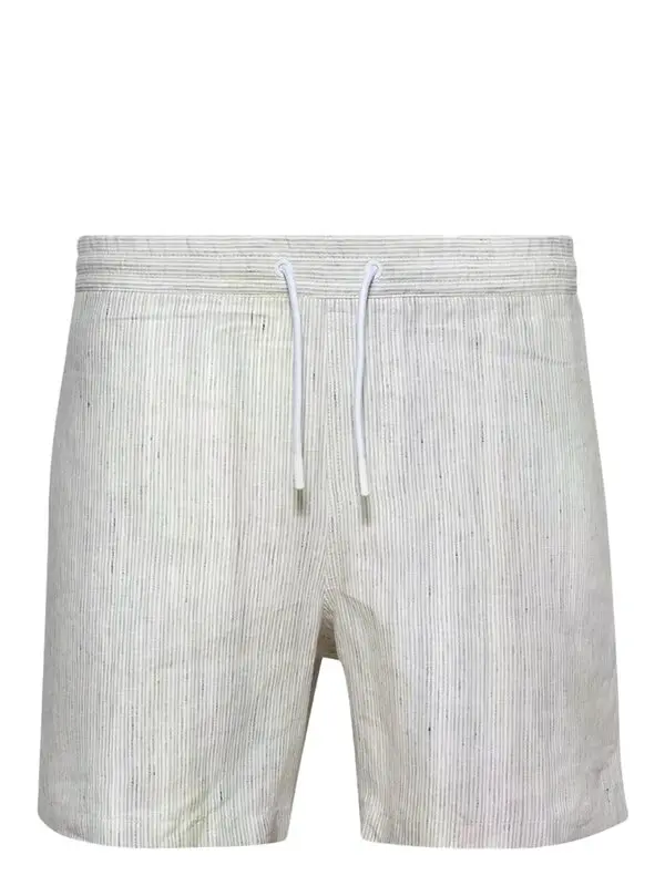 Loro Piana Striped Shorts - White
