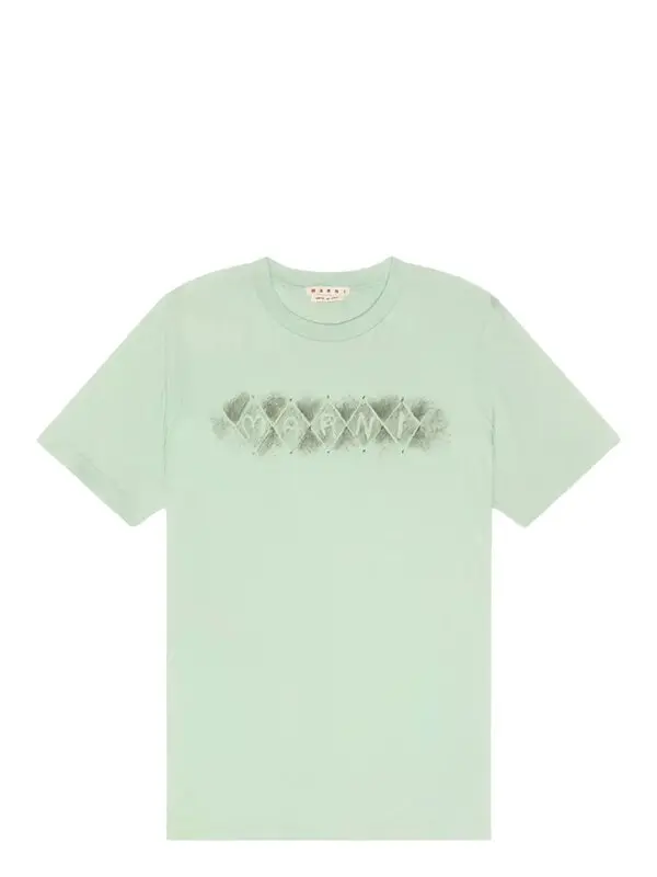 Marni Logo-print T-shirt - Green