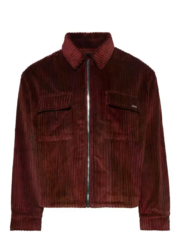 NAHMIAS Corduroy Shirt Jacket - Red