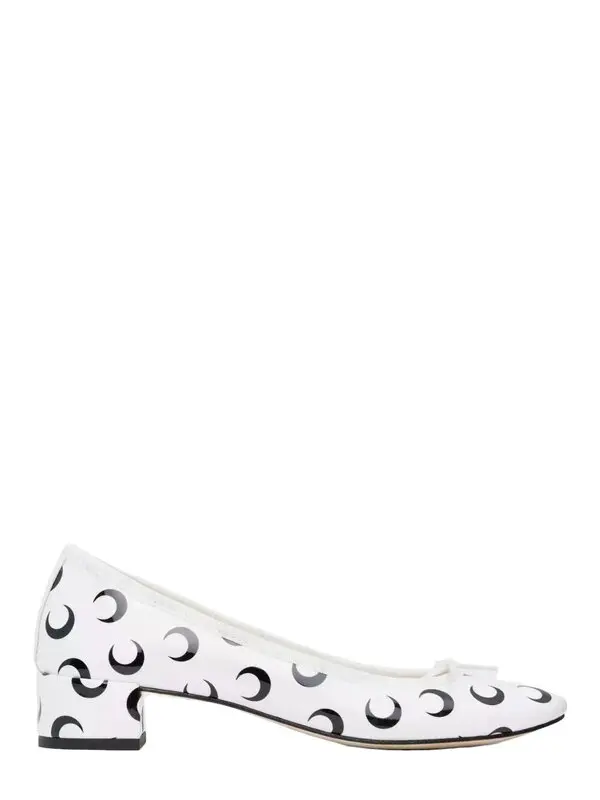 Repetto 30mm Camille Moon Pumps - White