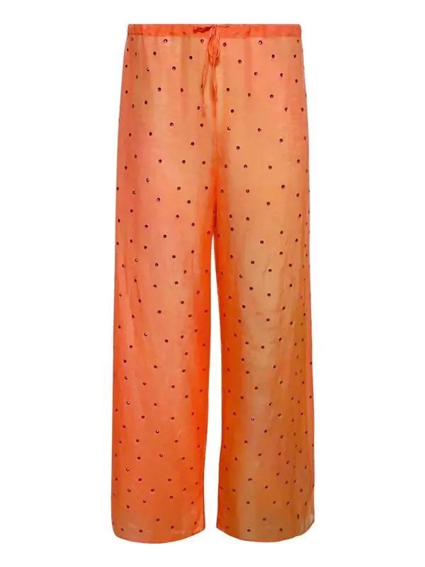 Oseree All-over Gem Trousers - Orange
