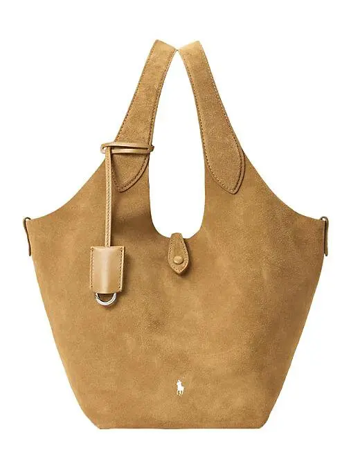 Polo Ralph Lauren Suede Tote Bag - Caramel
