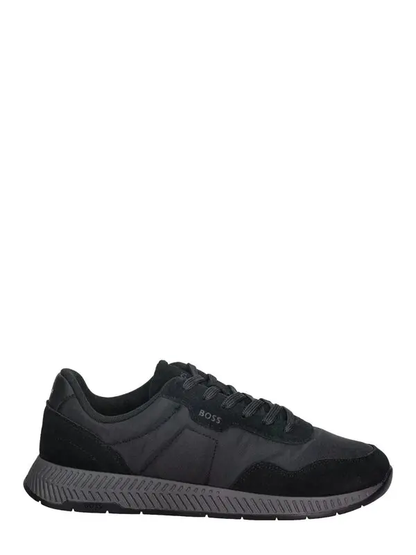 BOSS Lace-up Sneakers - Black