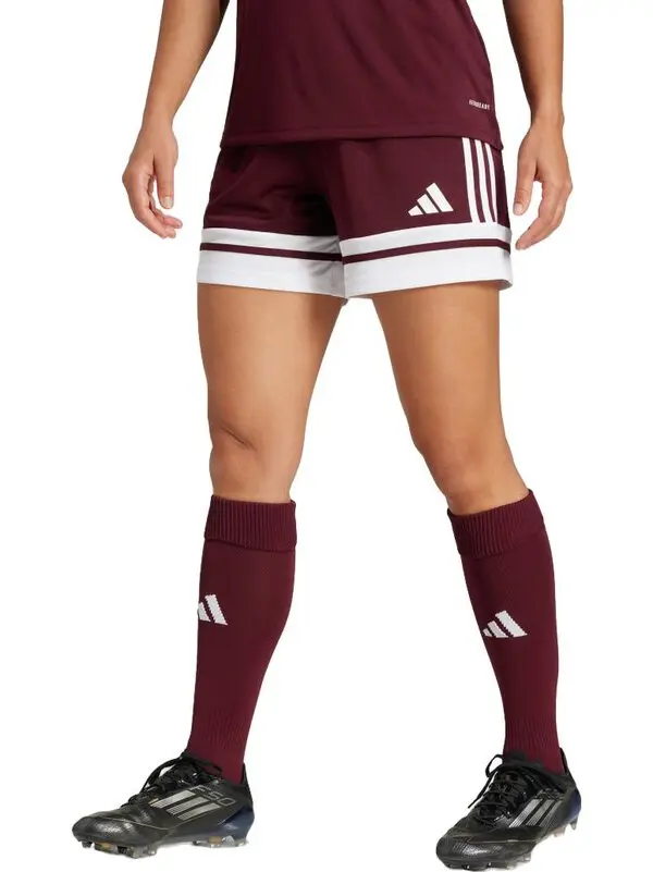 Adidas Squadra 25 Short-length Shorts - Team Maroon 2 / White