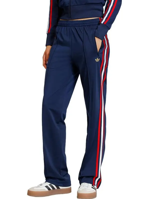 Adidas Firebird Classic Track Pants - Night Indigo / Better Scarlet / White