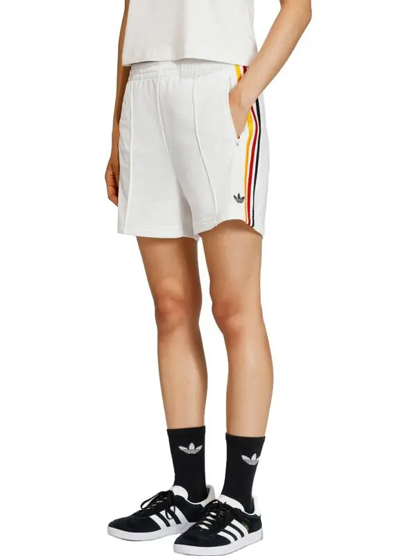 Adidas Firebird Classic Shorts - Cloud White / Collegiate Gold / Team Power Red 2 / Black
