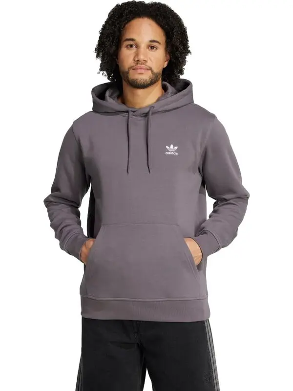 Adidas Trefoil Essentials Hoodie - Grey Strata
