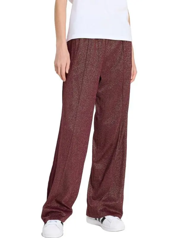 Adidas Originals Lurex® Firebird Tp Trousers - Maroon / Gold Metallic