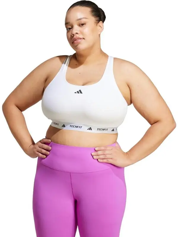 Adidas Techfit Bra - White