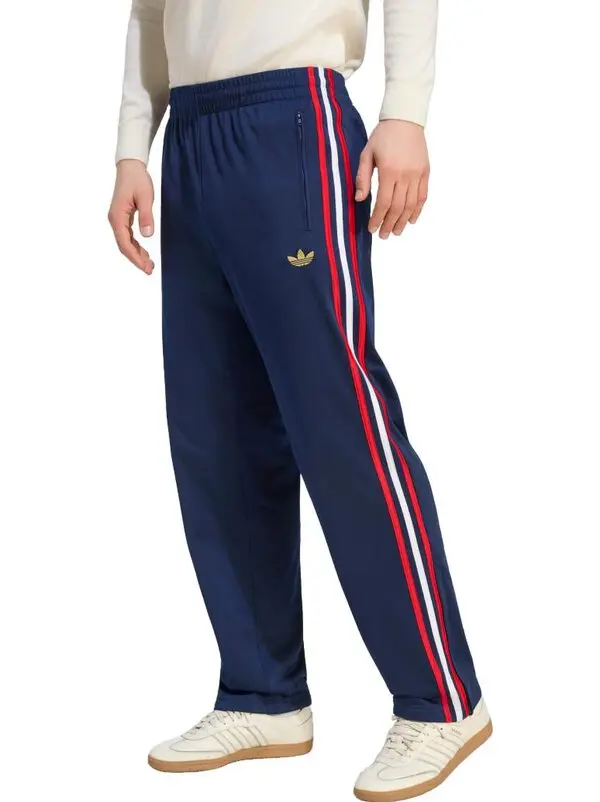 Adidas Firebird Track Pants Night Indigo - Night Indigo / Better Scarlet / White